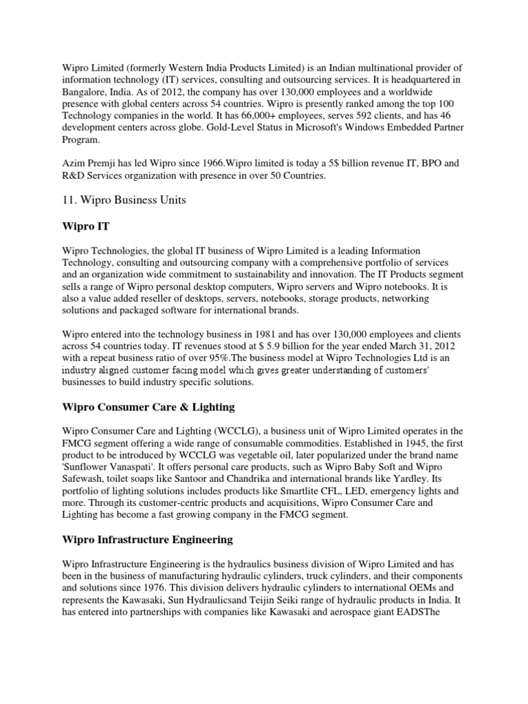 Azim Premji Wipro | PDF | Cloud Computing | Economies
