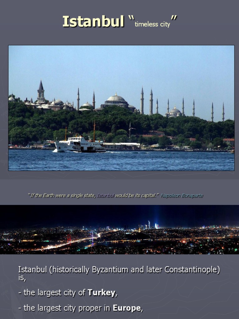 Istanbul Presentation | PDF | Istanbul | Constantinople