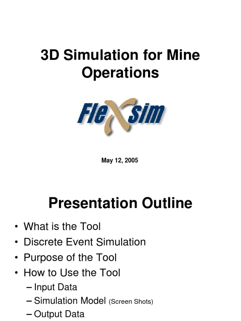 Mining Modeling - Flexsim | PDF | Simulation | Microsoft Excel
