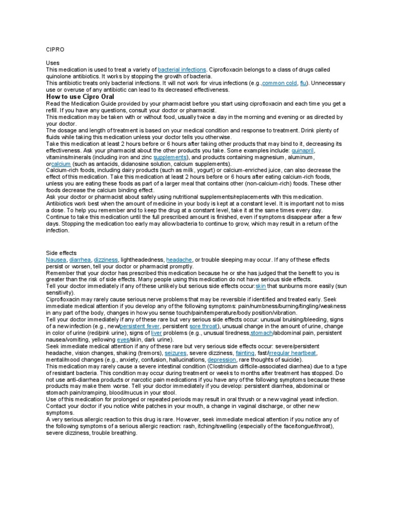Cipro | PDF