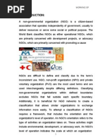 Ngo Project Report | PDF | Politics | Self-Improvement