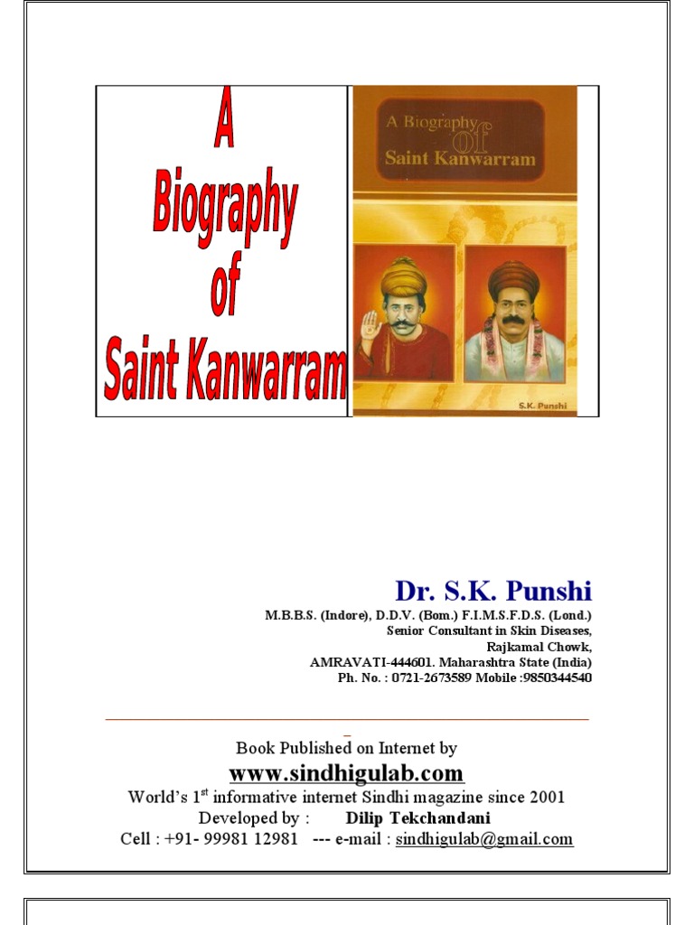 Biography of Saint Kanwarram | PDF | Indus River | Saint