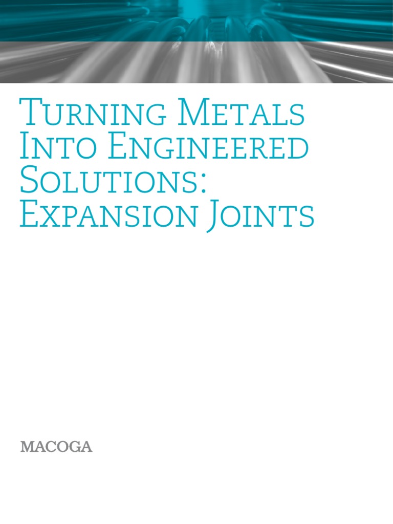 MACOGA Expansion Joints Overview | PDF | Innovation | Quality (Business)