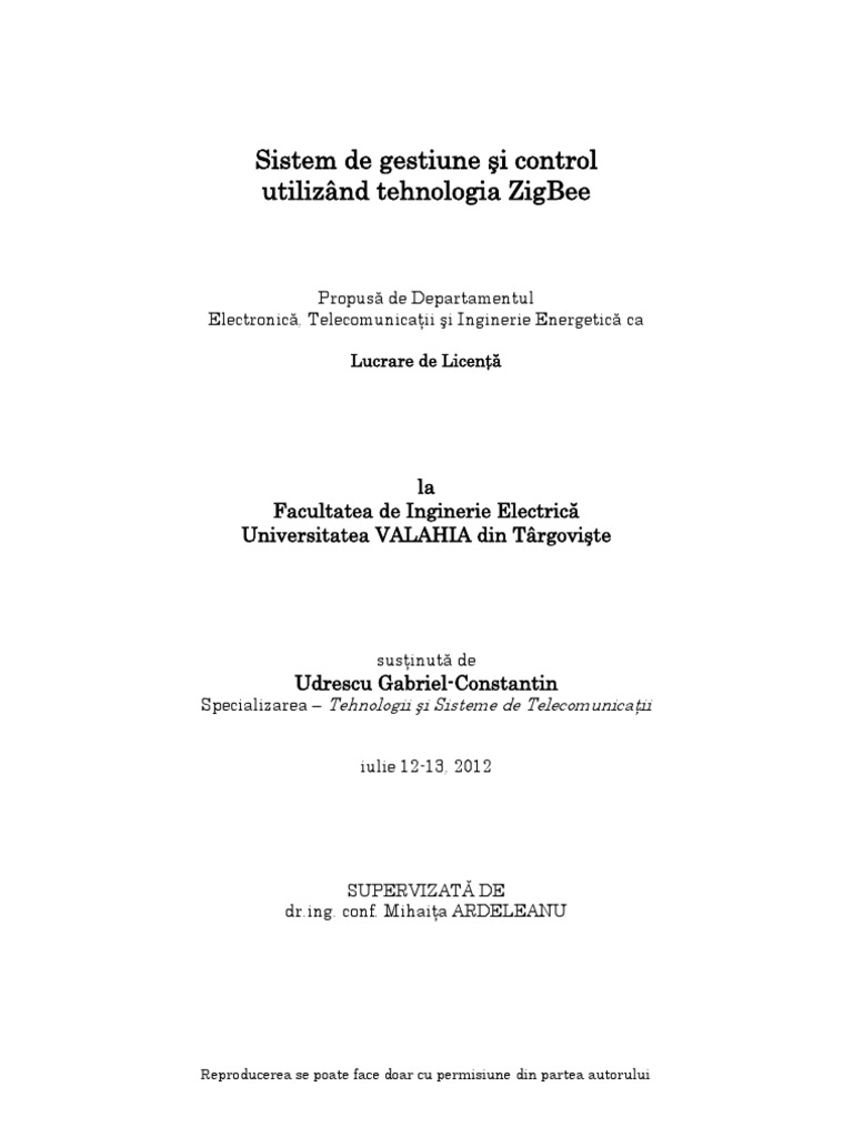 Model Lucrare Licenta 2012 10.07 | PDF