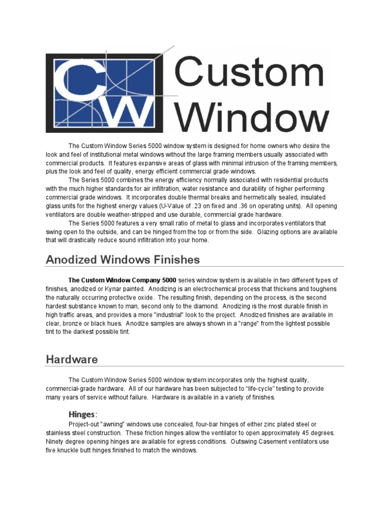 Custom Window | Download Free PDF | Window | Glasses