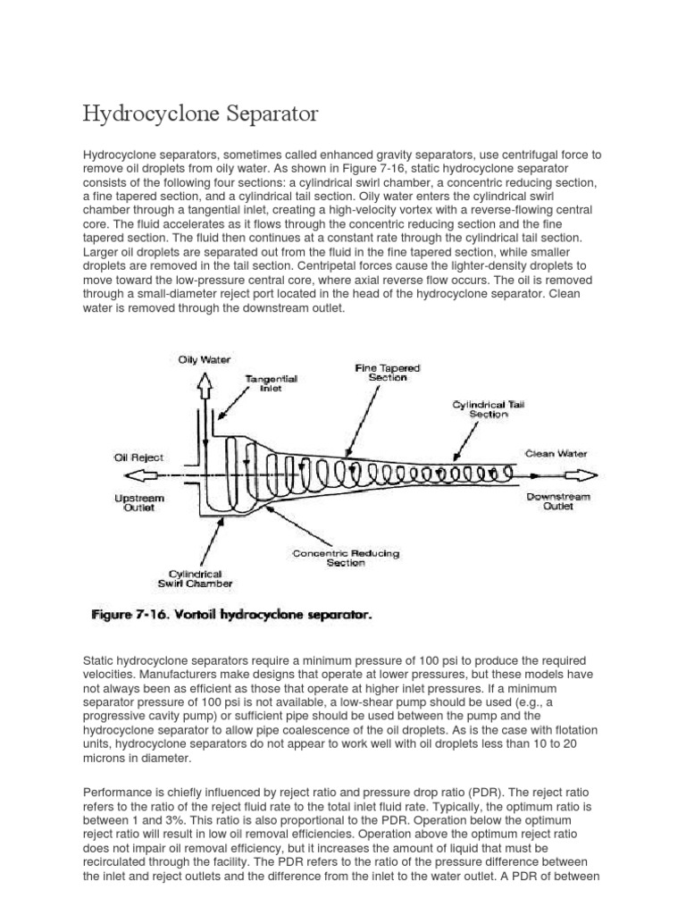 Hydrocyclone Separator | PDF | Applied And Interdisciplinary Physics ...