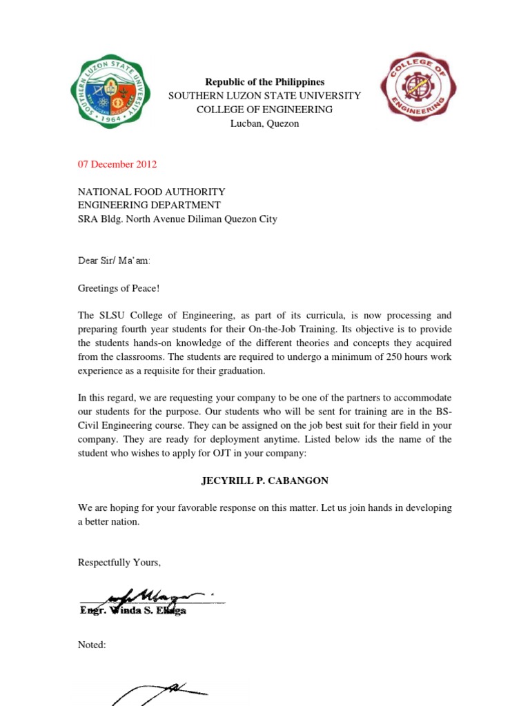 ojt | Engineering | Curriculum