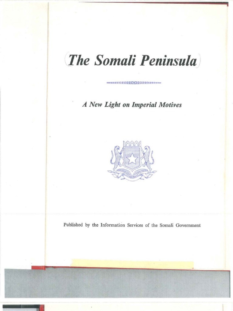 The Somali Peninsula | PDF | Ethiopia | Somalia