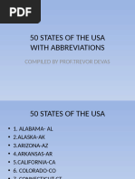 List US State Abbreviations | PDF