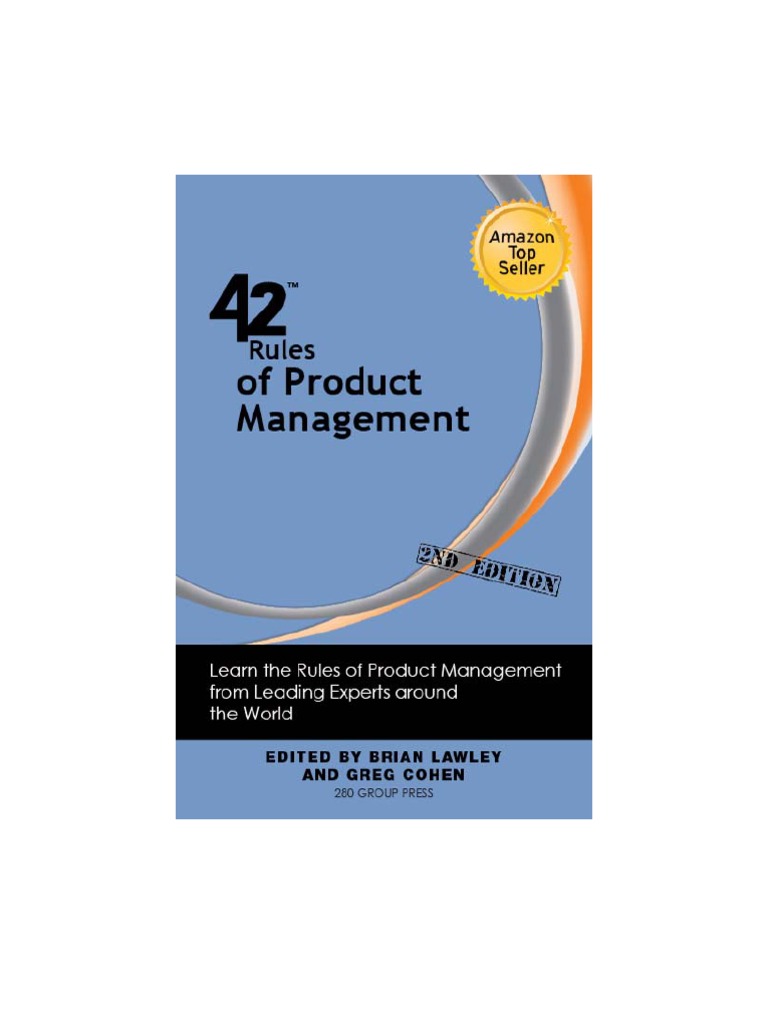 42 Rules for Effective Product Management | PDF | Entrepreneurship | Sales