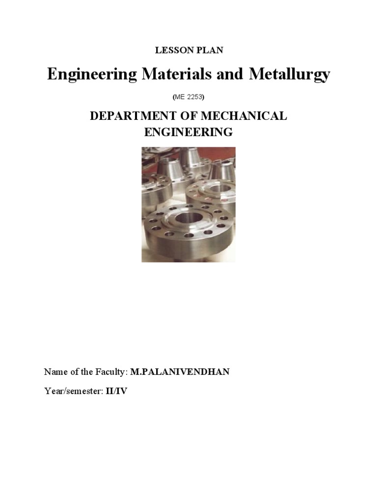 EMM Lesson Plan | PDF | Power Station | Diesel Engine