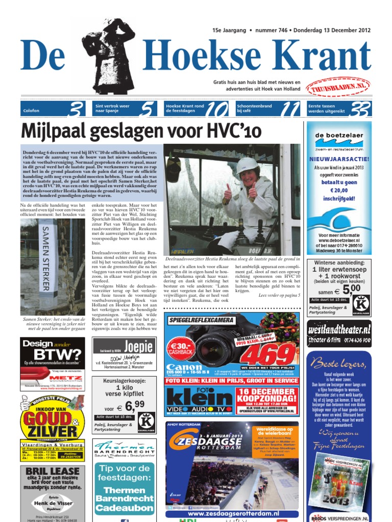 Hoekse Krant Week 50 | PDF