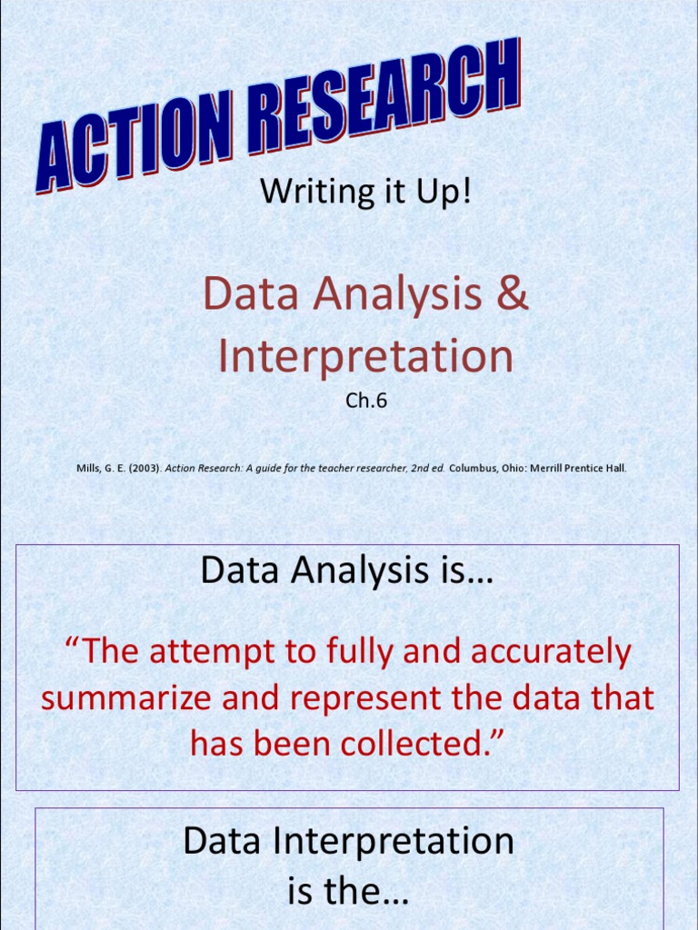 Write Up - Data Analysis & Interpretation | PDF | Reading Comprehension | Reading (Process)