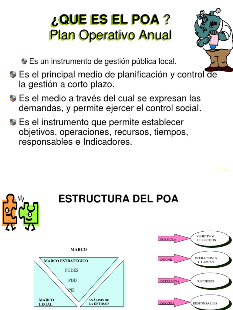 Qué Es El POA | Planificación | Estado (política)