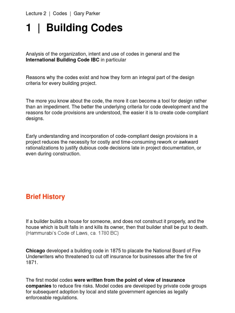 Building Code | PDF | Building Code | Fires