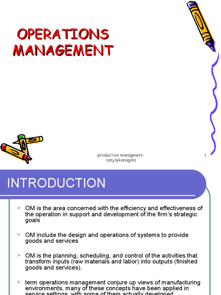 Operations Management | PDF | Operations Management | Inventory