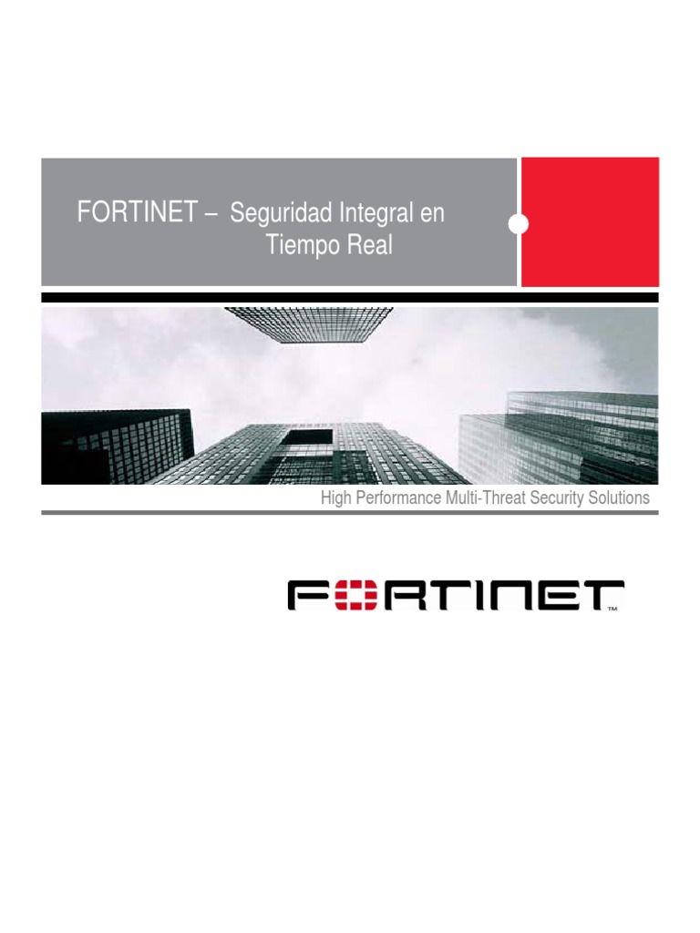 Manual Fortinet | PDF | Enrutador (Computación) | Cortafuegos (informática)