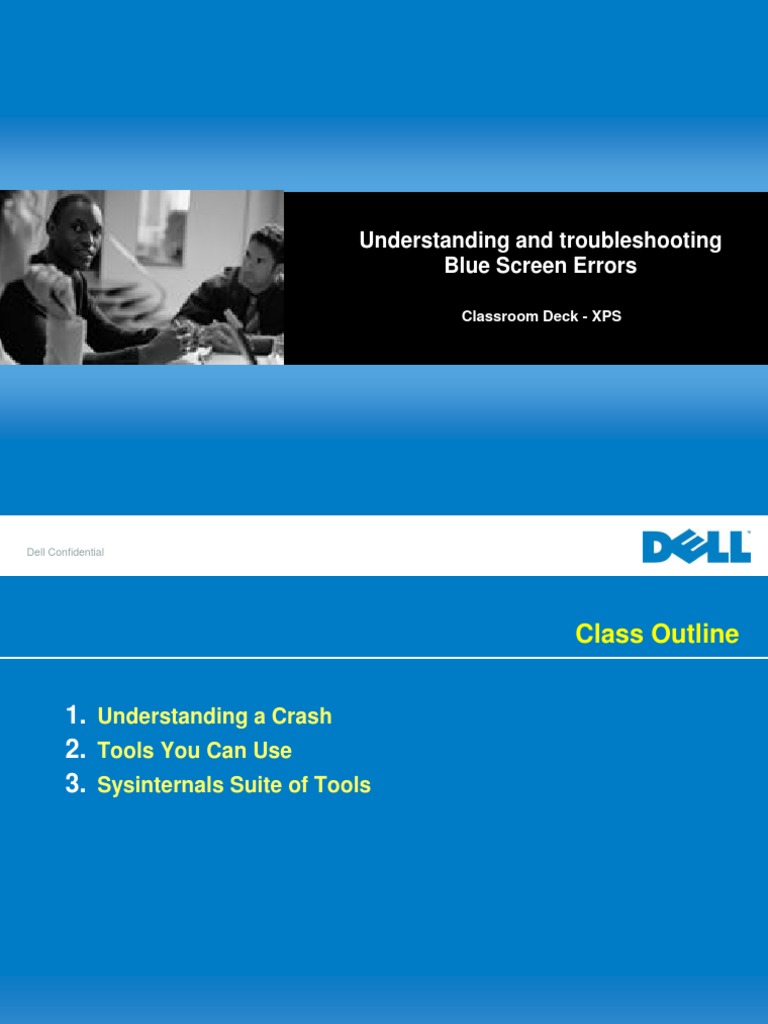 Understanding and Troubleshooting Blue Screen Errors: Classroom Deck ...