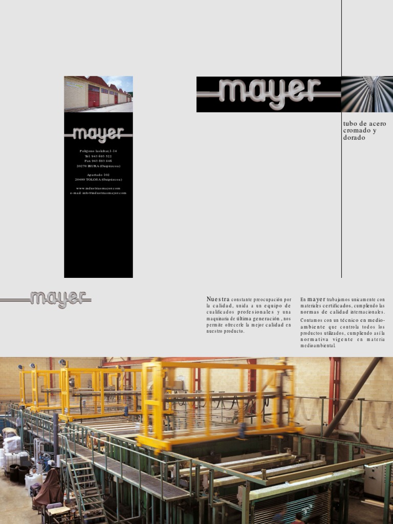 Catalogo Mayer | PDF