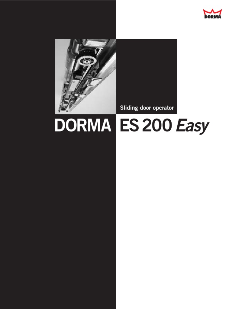 Es 200 Easy - Pintu Geser Otomatis | PDF | Door | Switch