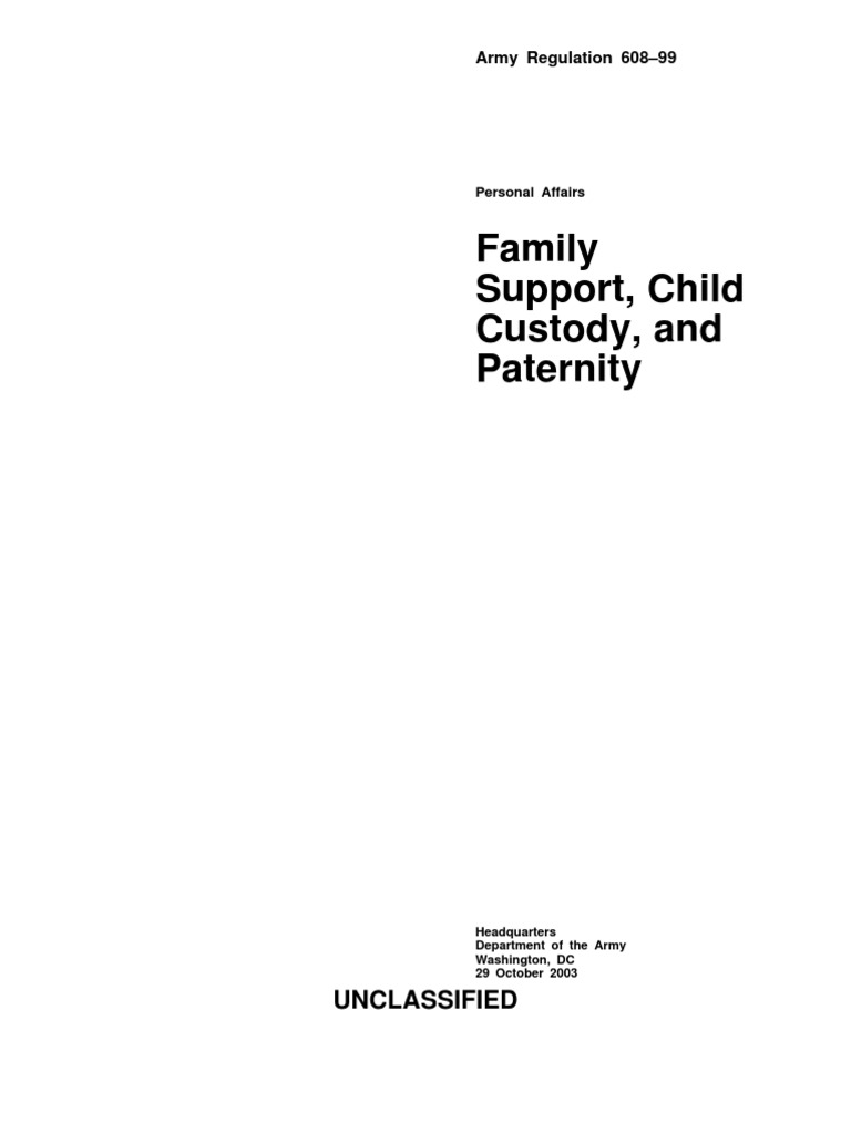 Ar 608 - 99 PDF | PDF | Contact (Law) | Uniform Code Of Military Justice