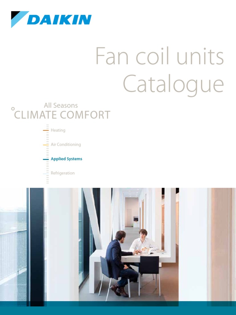 FCU Celling Daikin Catalogue | Hvac | Air Conditioning