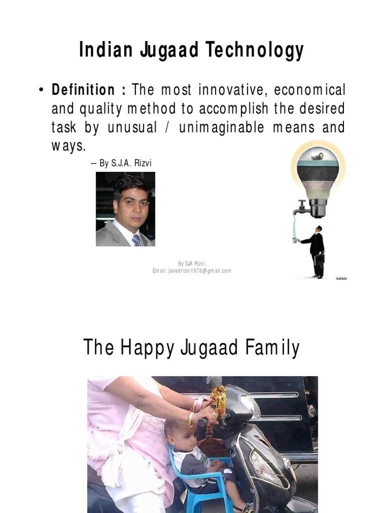 A Glimpse of Jugaad Technology | PDF