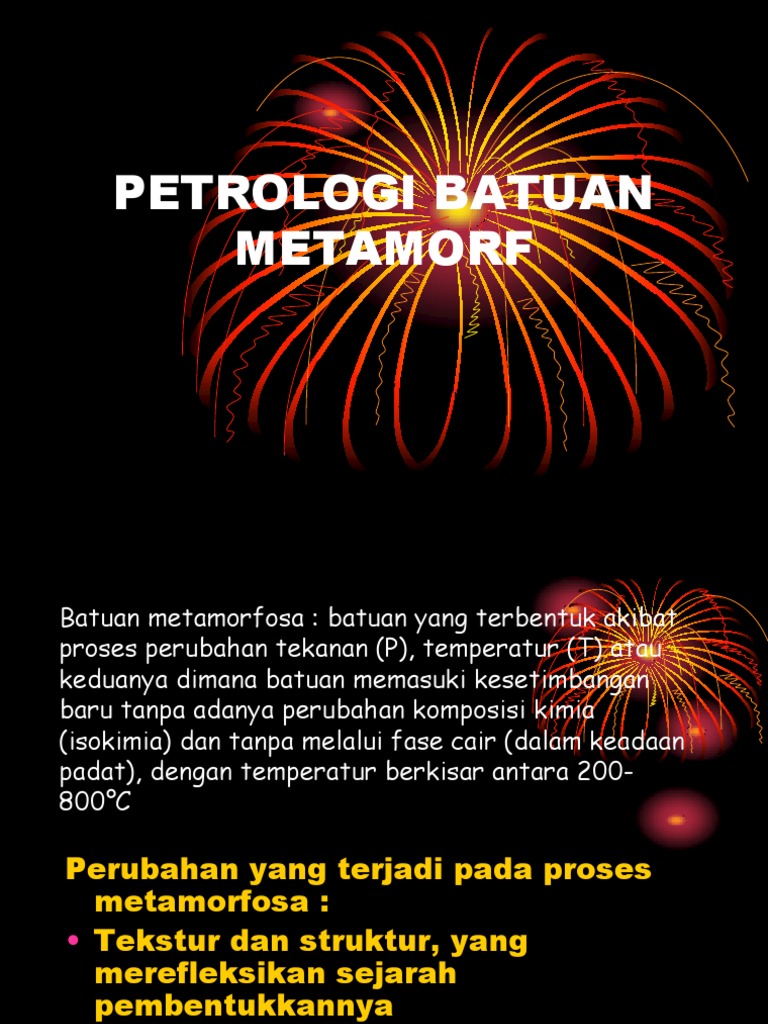 Petrologi Batuan Metamorf | PDF
