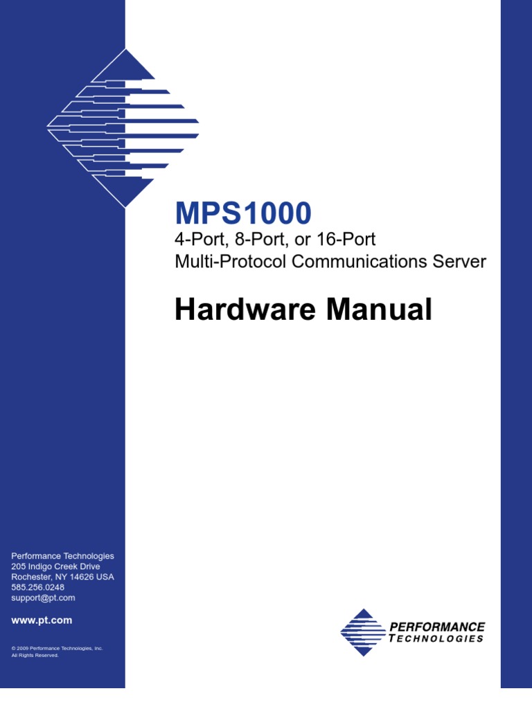 Mps1000 Manual | PDF | Electromagnetic Interference | Port (Computer Networking)