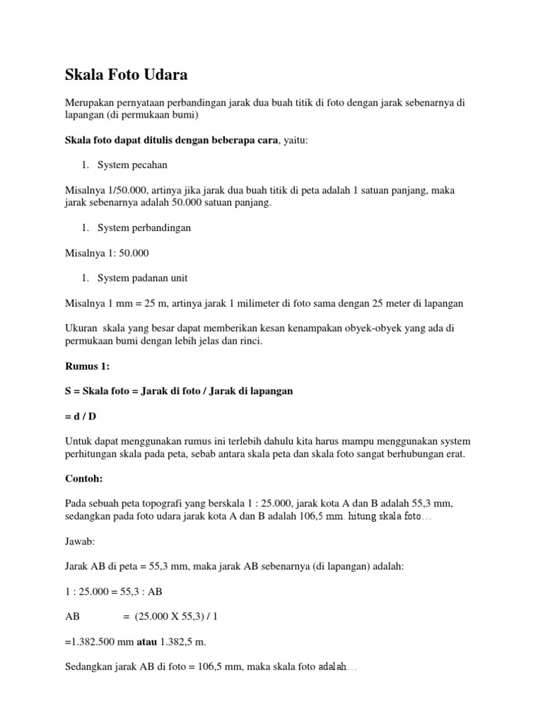 Interpretasi Foto Udara | PDF