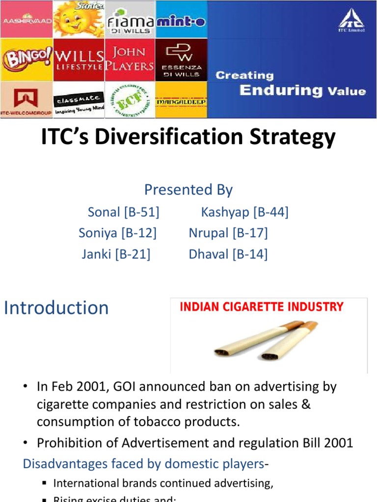 Itc Diversification Case Solution | PDF | Tobacco | Economies