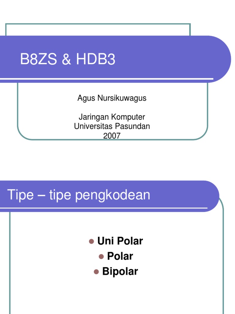 b8zs Dan Hdb3 | PDF