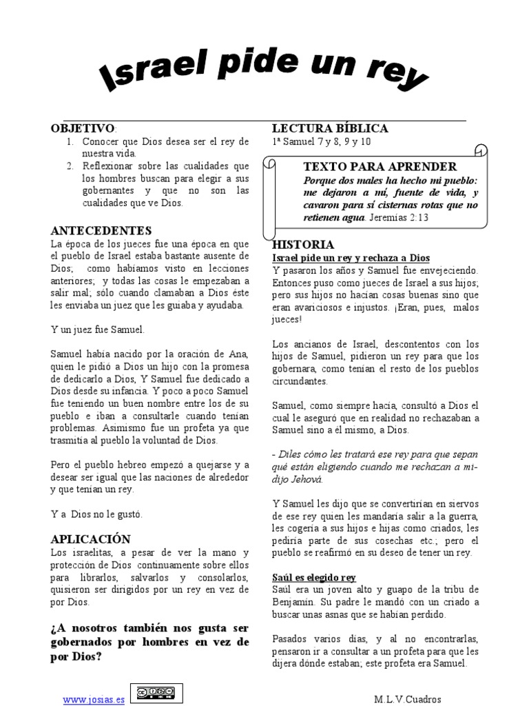 Israel Pid Eun Rey | PDF | Saulo | Profeta