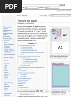 Tamaños de Papel A0, A1, A2, A3, A4, A5, A6, A7, A8, A9, A10 (Tabla de Medidas) - Diferenciador ...