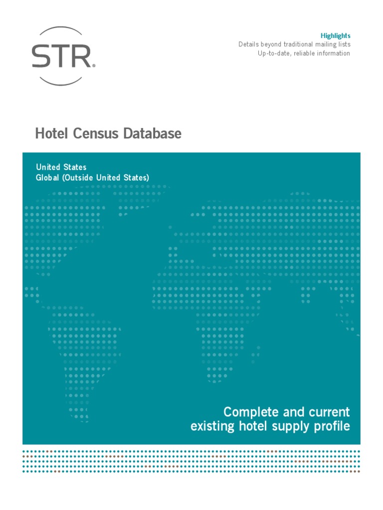 Hotel Census | PDF | Hotel | Databases