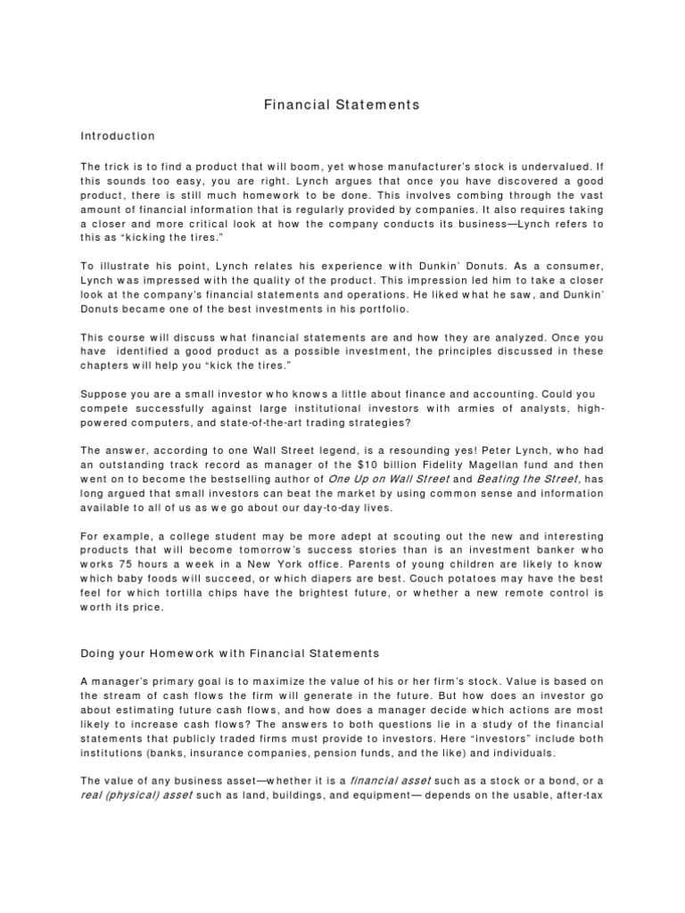 Financial Statements Practice PDF | PDF | Equity (Finance) | Retained ...