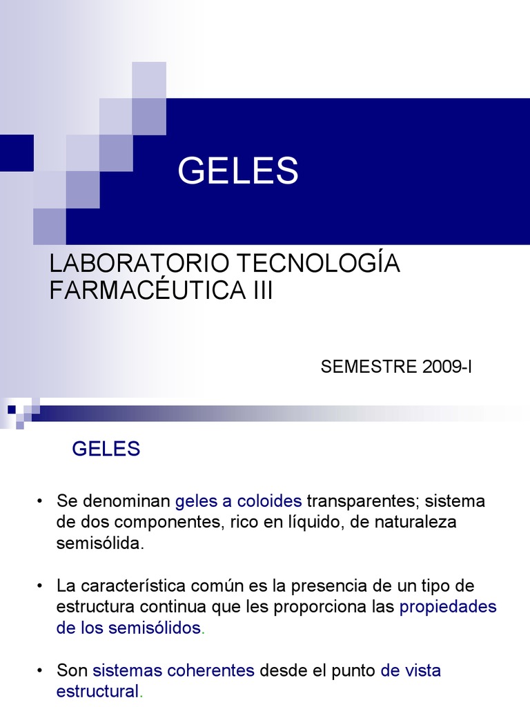 Geles | PDF