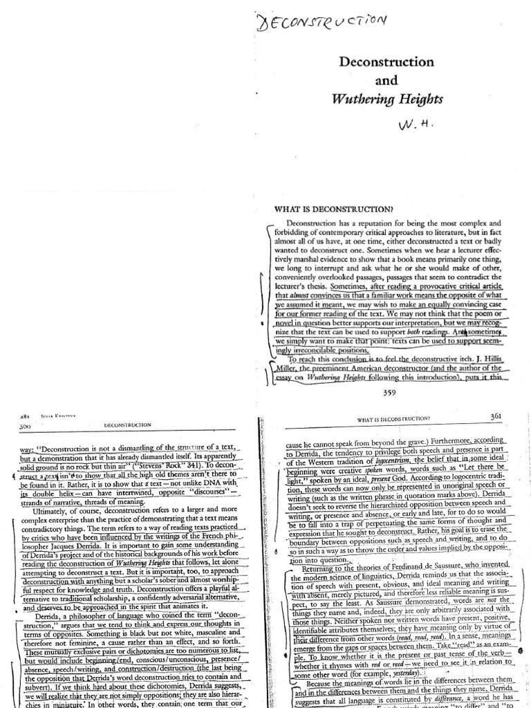 Deconstruction | PDF | Science | Philosophical Science