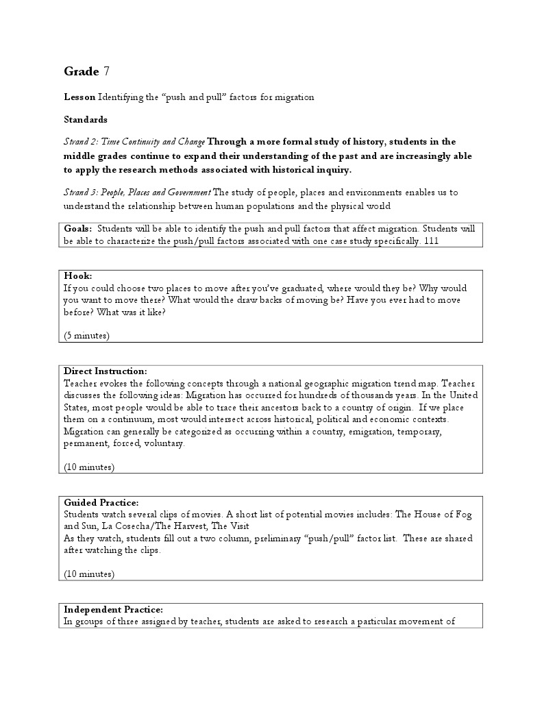 Term 3 Social Studies Grade 7 | PDF | Human Migration | Teachers