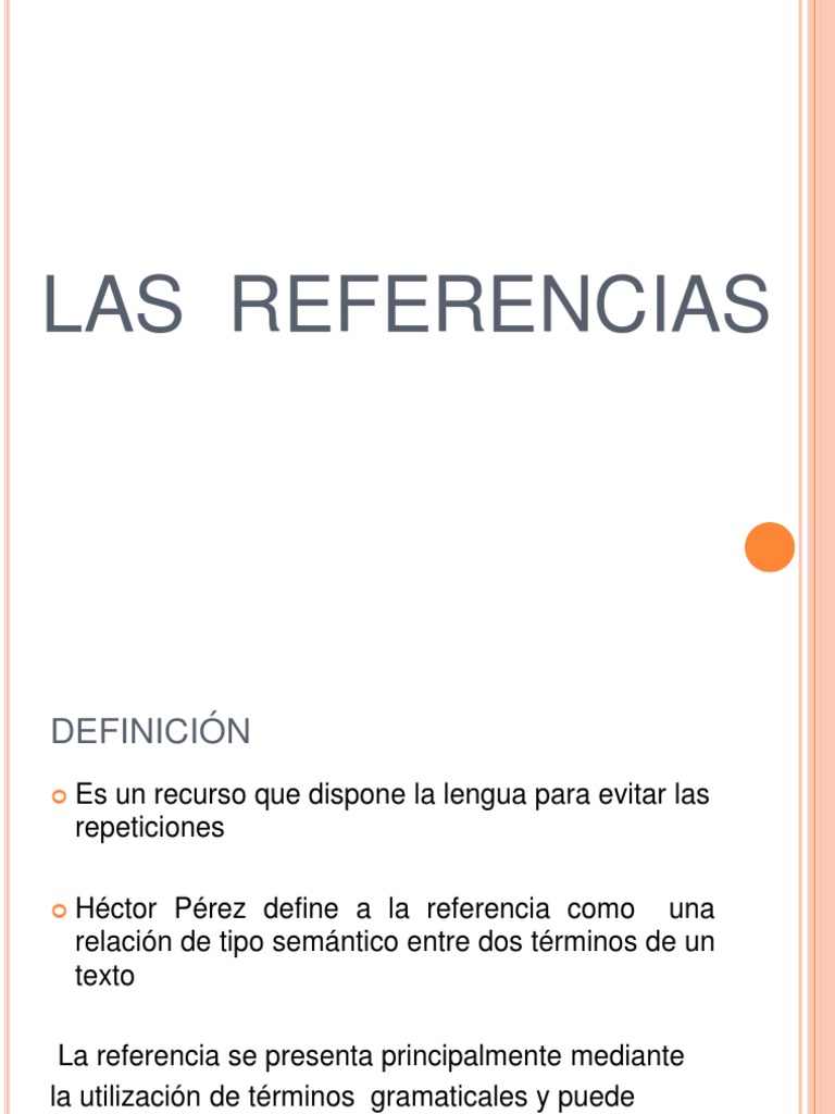 Las Referencias | Palabra | Pronombre | Prueba gratuita de 30 días | Scribd
