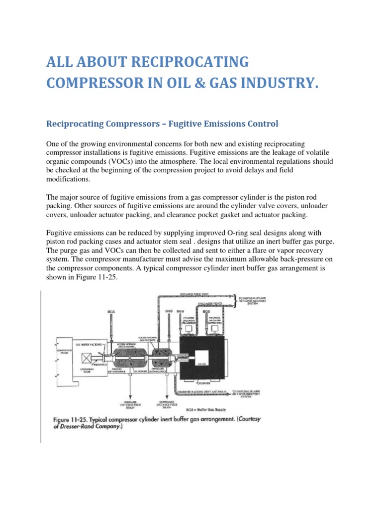 Recip. Compressor | PDF | Gas Compressor | Cylinder (Engine)