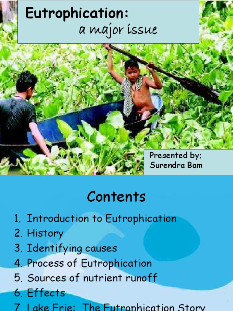 Eutrophication | PDF | Eutrophication | Environmental Issues With Water