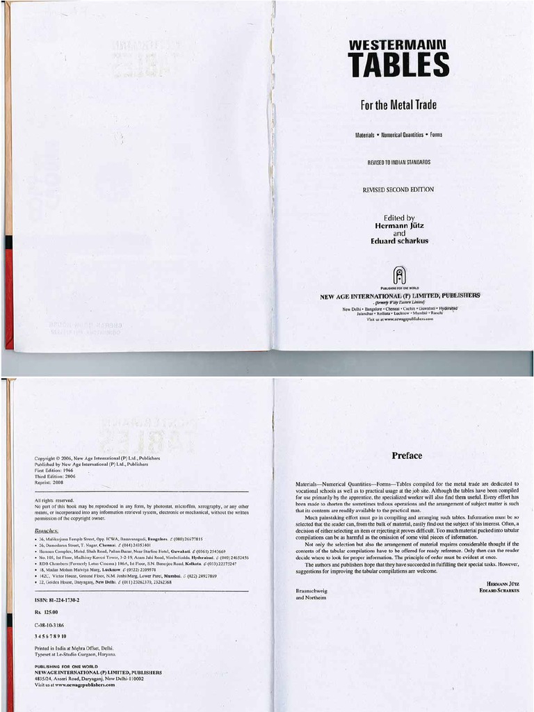 Westerman Table | PDF | Alloy | Steel