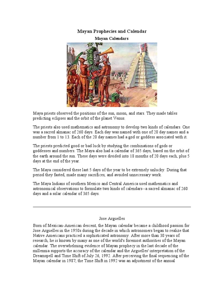 Mayan Calender | PDF | Maya Civilization | Calendar