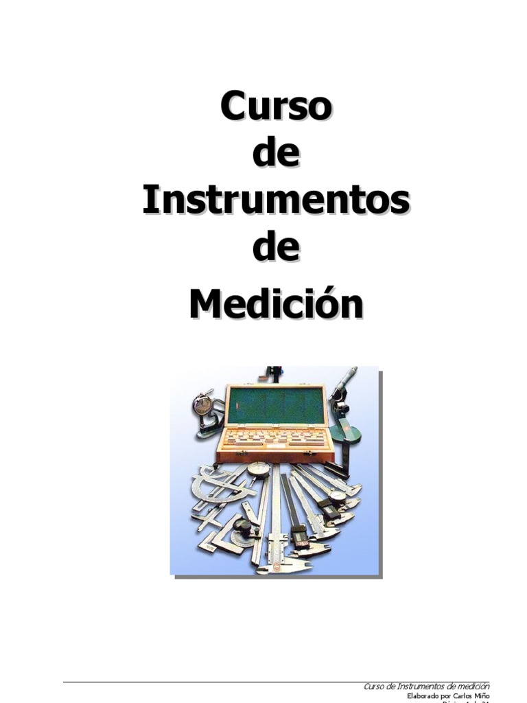 Curso de Instrumentos de Medición | PDF | Observación científica | Science