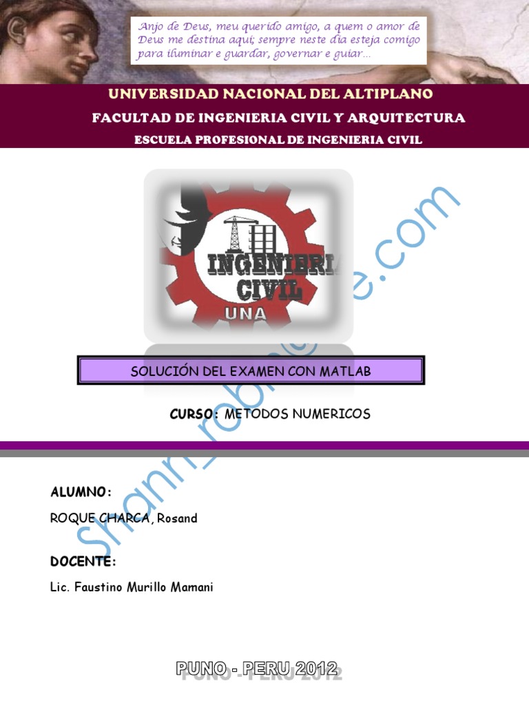 Métodos numéricos con MATLAB | PDF | Integral | Análisis numérico