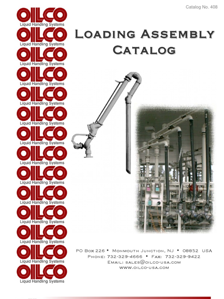 OILCO Loading Arm Catalog No 408 | PDF | Pipe (Fluid Conveyance ...