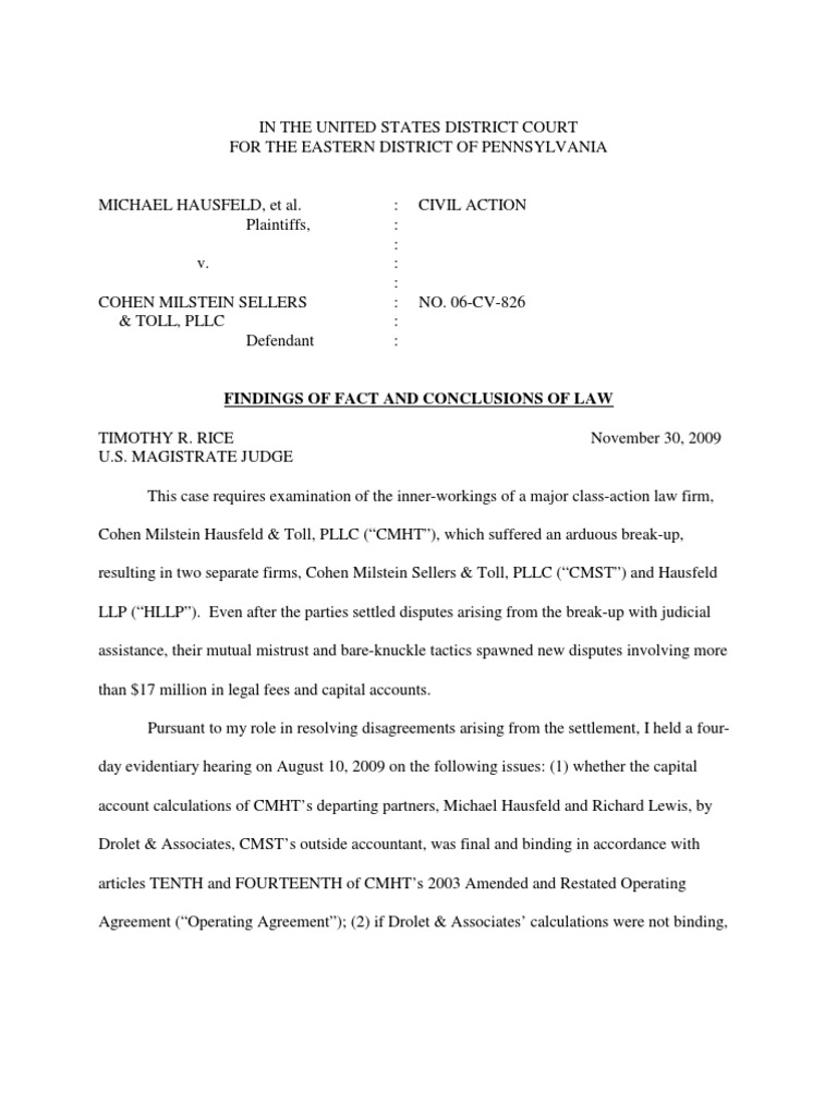 Class Action Firm Dispute Resolution | PDF | Misrepresentation ...