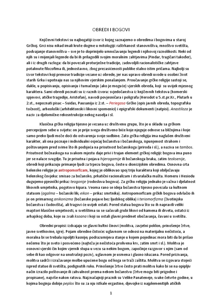 Grcka Civilizacija Skripta (Chamoux) - 2. Dio | PDF