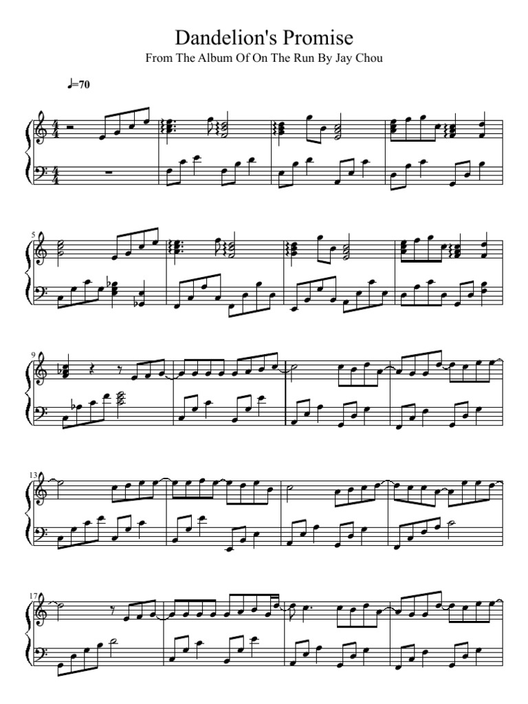 Dandelions Promise | PDF